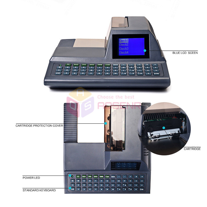 Intelligent Automatic Full-Keyboard Check Printing Printer Cheque ...