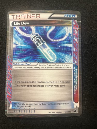 Pokemon Life Dew Trainer 107/116 from Plasma Freeze in MP condition! | eBay