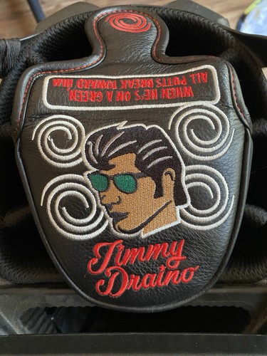 Jimmy Draino Mallet Putter Head Cover. Magnetic Closure Great Condition ...