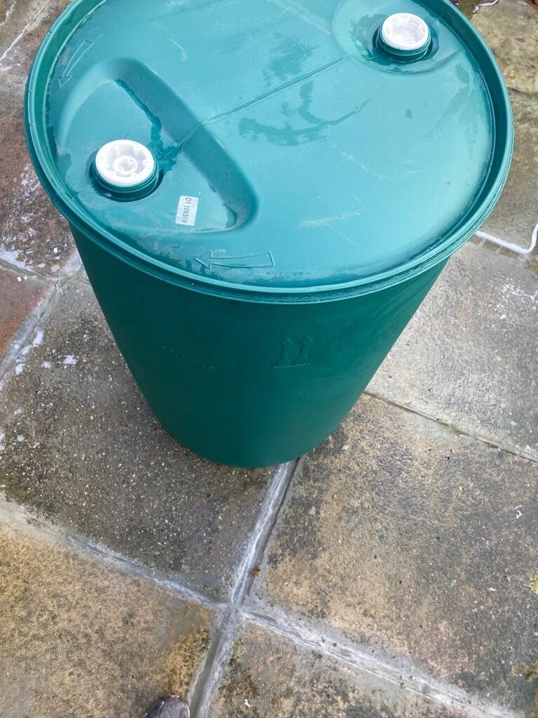 210L 8KG Plastic Green Drum Barrel Container Storage Plus used ones ...