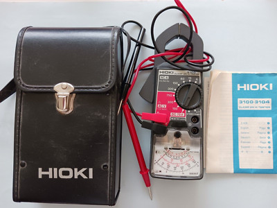 HIOKI 3100 Analog Clamp Meter & Multimeter With Case & Manual | eBay