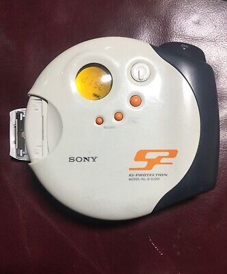 SONY D-SJ301 Sports CD Walkman Portable CD Player- POWER ON-WON'T PLAY ...