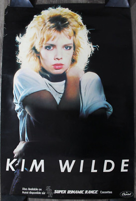 Kim Wilde Record Store Promo Poster Debut LP Capitol Records Canada ...