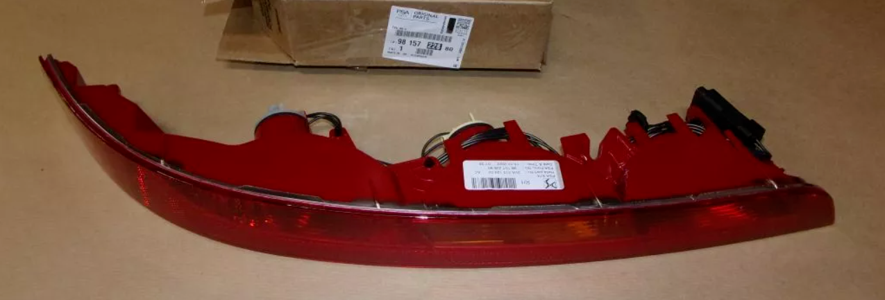 2X ORIGI LAMPE FEU ARRIERE GAUCHE+ DROITE POUR CITROËN DS7 9815722980 ...