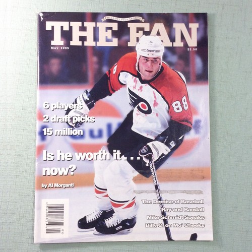 Philadelphia Sports The Fan Magazine Eric Lindros Phila Flyer cover May 1995 | eBay
