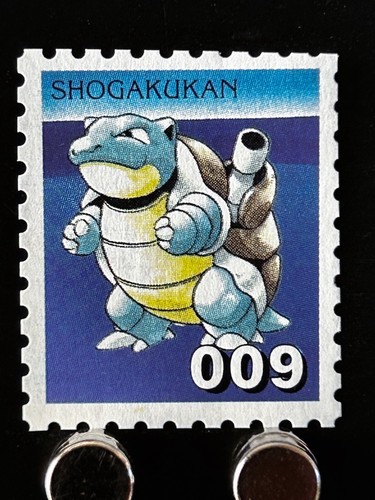 Blastoise Pkemon Stamp Shogakukan Nintendo Japanese Japan Card TCG Very ...