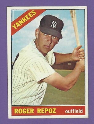 1966 Topps - #138 Roger Repoz RC - New York Yankees - ExMt (rj) | eBay