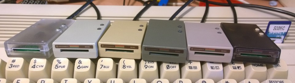 C64c Cream SD2IEC Commodore 1541 Disk Drive Emulator SD Card Reader C64 ...