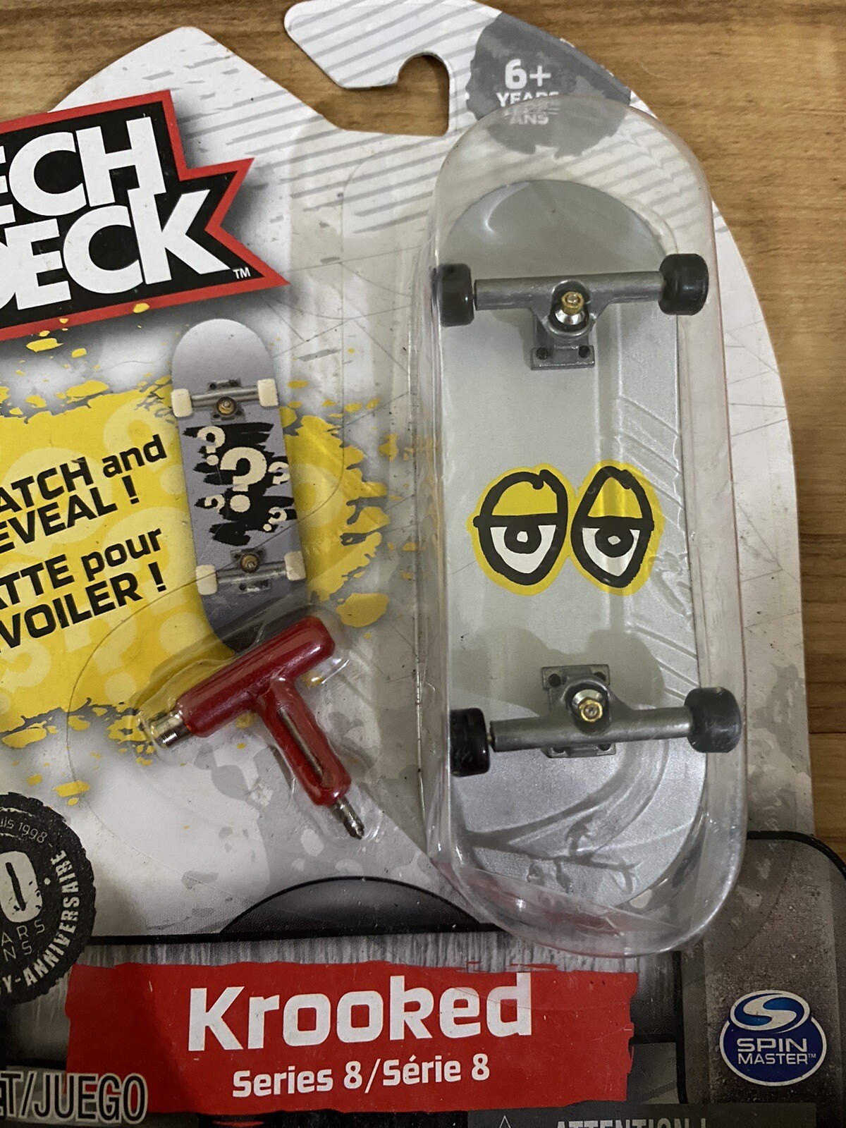 Tech Deck Krooked Series 8 Fingerboard Scratch & Reveal New