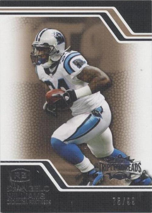 2008 Topps Triple Threads - DeAngelo Williams #50 Gold /99 for sale ...