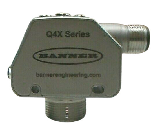 Banner Engineering Q4XTBLAF300-Q8 Q4x Rugged Laser Distance Sensor for ...