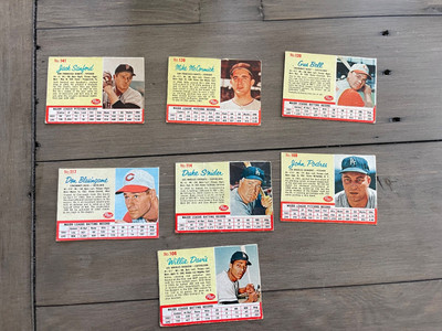 1962 Post Cereal Baseball 7 card lot #5 | eBay