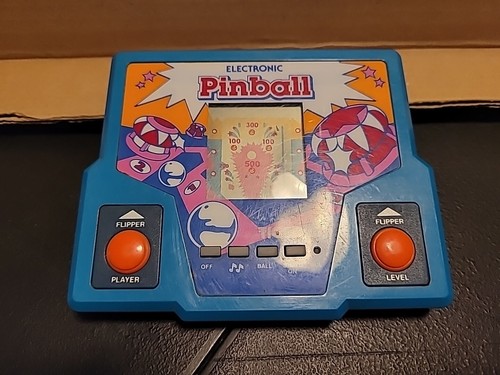 ELECTRONIC PINBALL 1987 Tiger Electronics Handheld Game - Tested ...