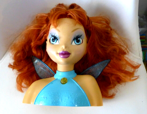 WINX CLUB TALKING LIPS MOVING PRETTY STYLE HEAD HARD PLASTIC DOLL ...
