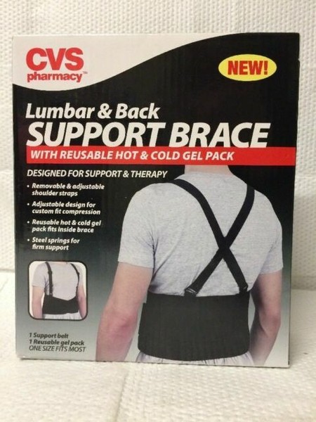 CVS Lumbar & Back Support Brace 927656 for sale online | eBay