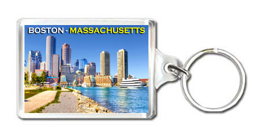 BOSTON MASSACHUSETTS USA MOD4 KEYRING SOUVENIR LLAVERO | eBay