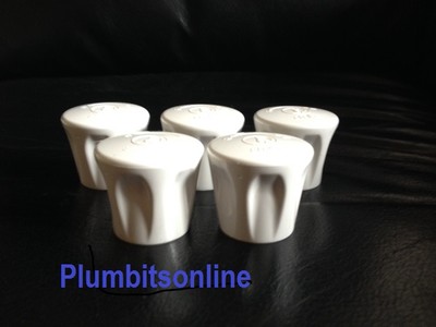 5 x Central heating Radiator Large Size Replacement Caps **FAST POST ...