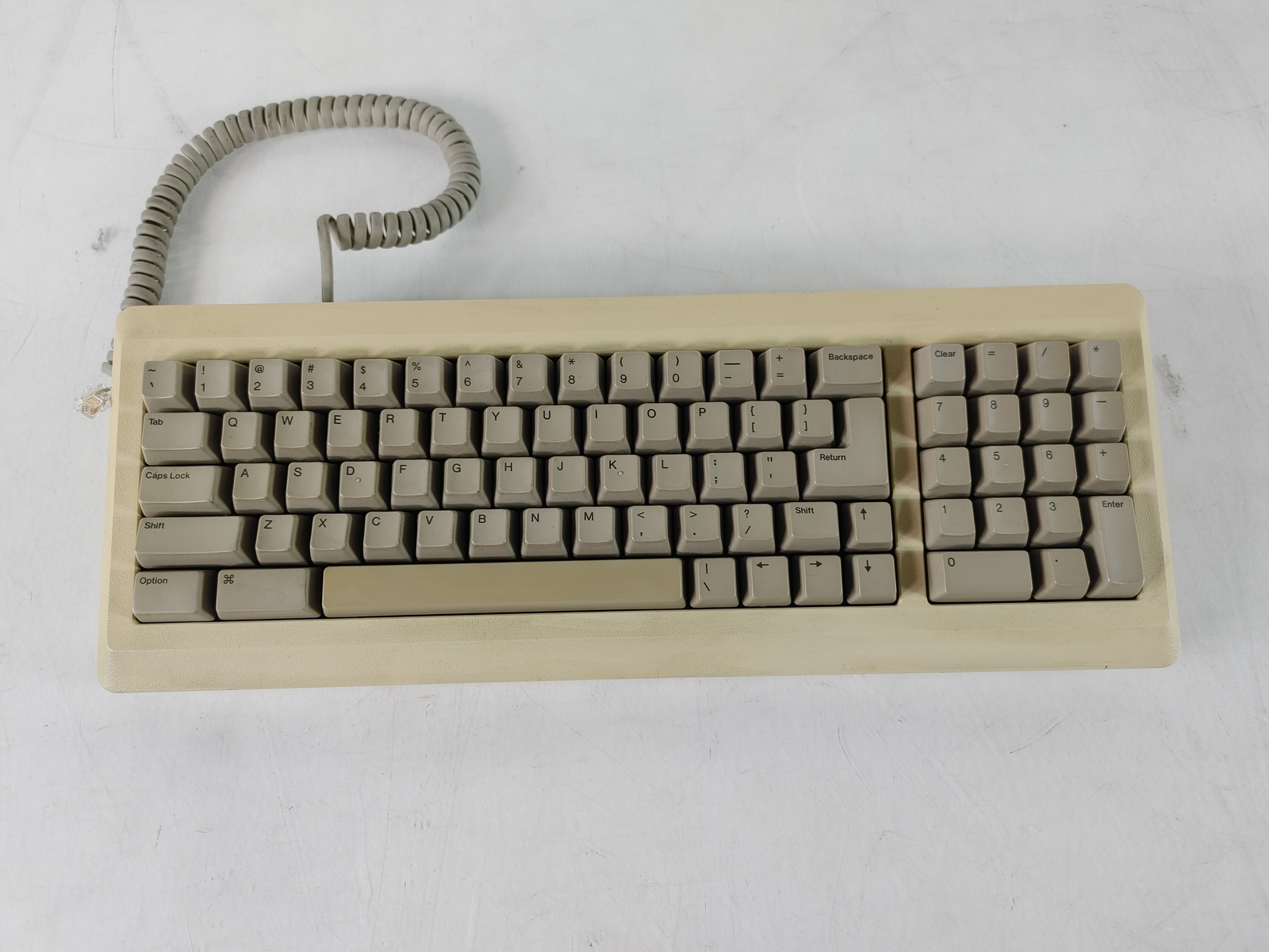 Vintage Apple M0110A Keyboard for Macintosh 128k 512k & Mac Plus with ...