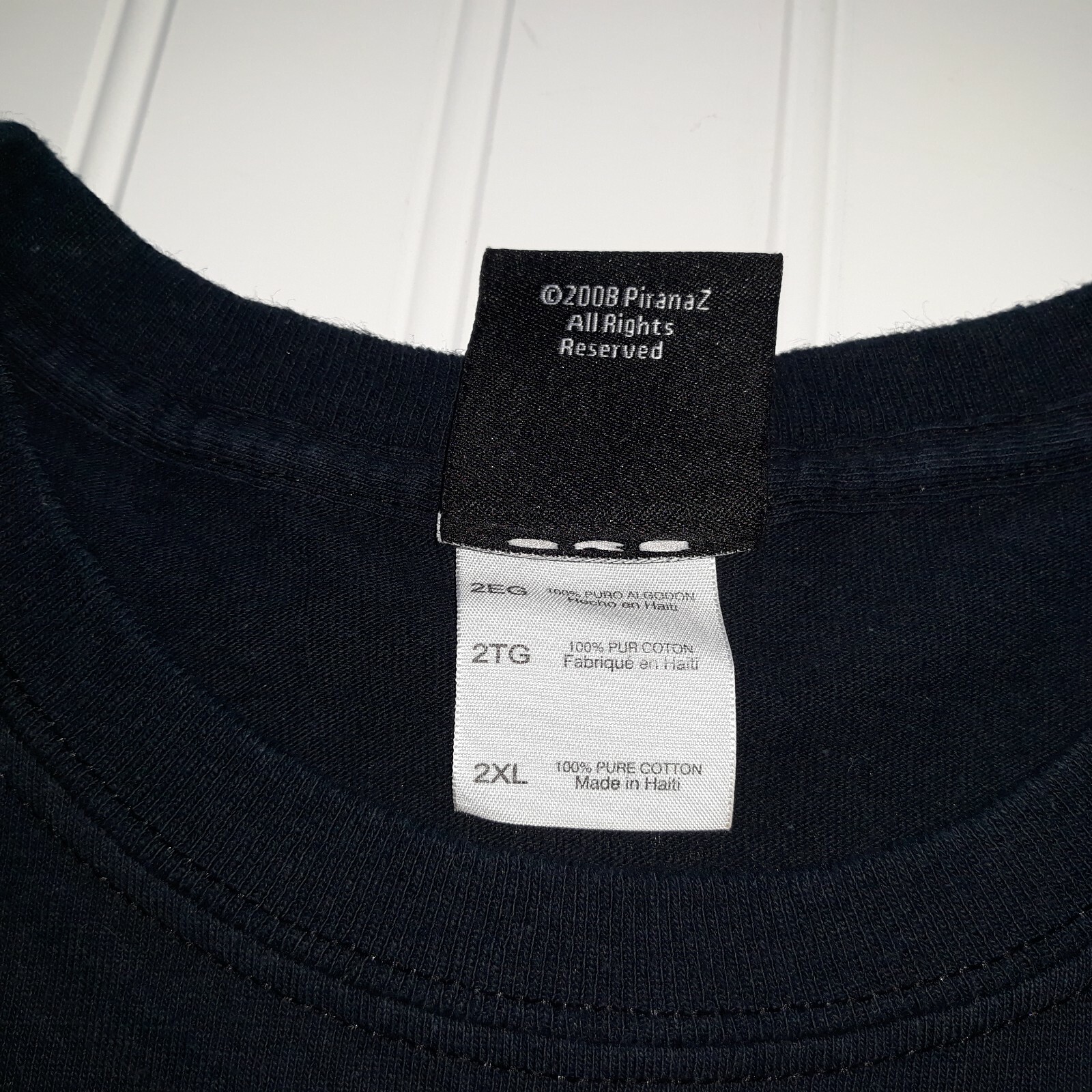 Ben Watson Pro Stock 2008 PiranaZ Racing Shirt NHRA Adult SZ 2 XL 100% ...