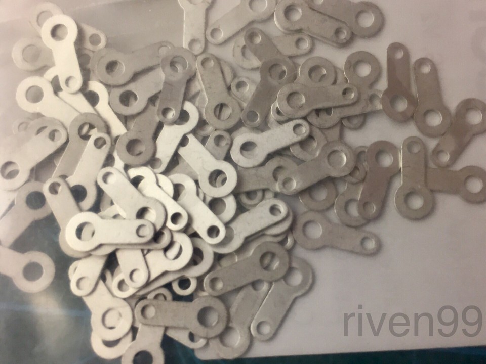 Pack 100pcs Solder Tag Ground Lug Terminals, Matte Tin Finish, LOT ...