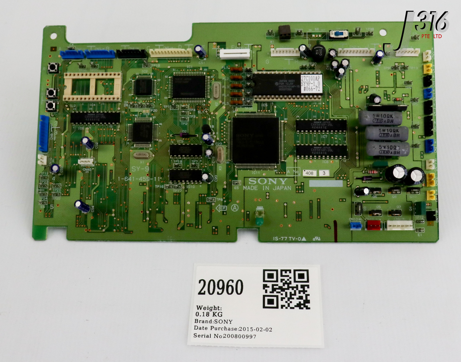 20960 SONY PCB ASSY, UP-5200MD, SY9, CIRCUIT BOARD T32577 1-641-459-11 ...