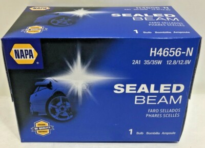 Halogen Headlight Bulb H4656 Headlamp NAPA H4656-N Rectangular Sealed ...