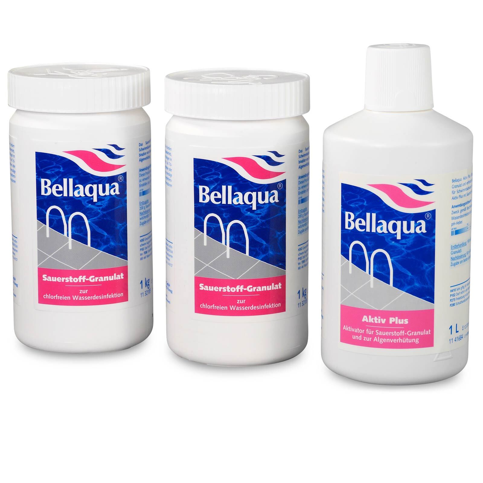 Bellaqua MEGA SPAR-SET Sauerstoff-Granulat + Aktivator Pool Whirlpool ...