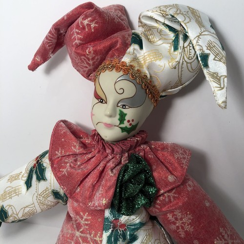 Sugar Loaf Classiques Christmas Doll Clown Harlequin Mardi Gras Jester ...