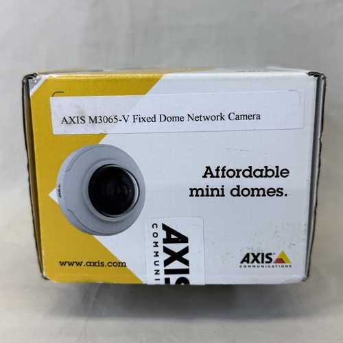 Axis M3065-V Fixed Dome Network Camera 01707-001 Mini HDMI SD - New in ...