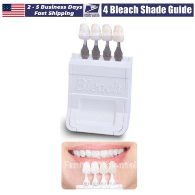 Dental Bleach Shade Guide BL1 4Colors Bleached Chart Teeth Based Vita ...