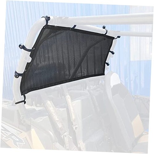 UTV Rear Windshield Soft Net, Rear Window Net Mesh Sun UV Blocker ...