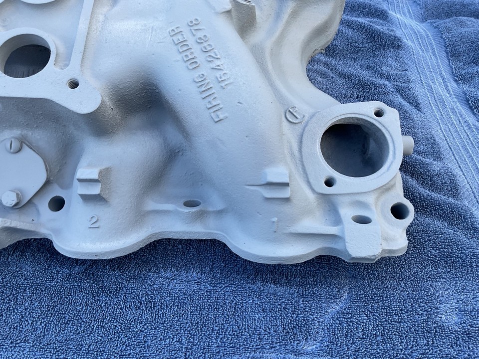 Mustang Cougar Torino 429 Cobra Jet CJ SCJ 4 Barrel Intake Manifold ...