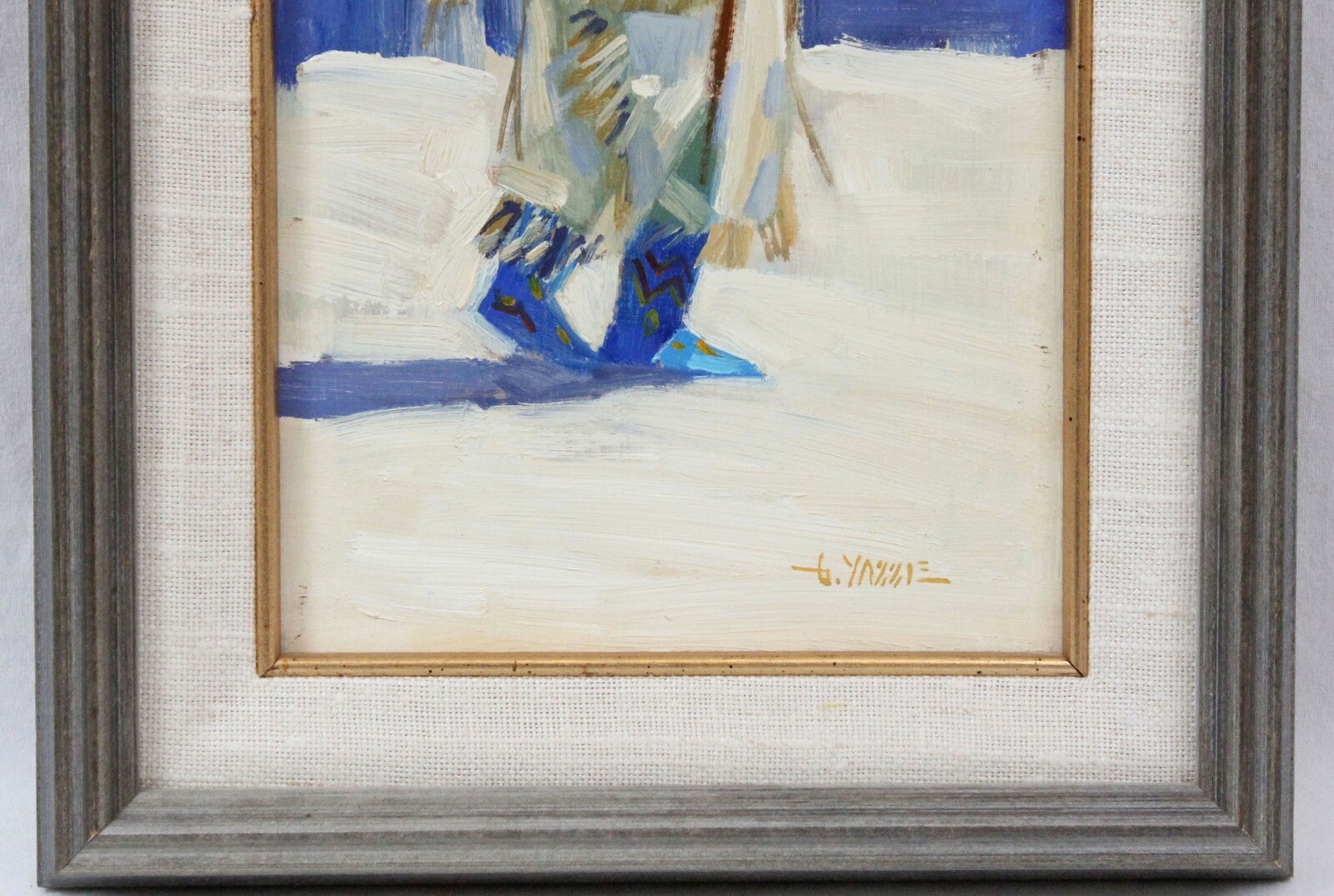 Gary Yazzie Original 6x12 Oil Painting | Grelly USA