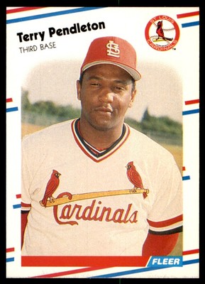 1988 Mint - Fleer Terry Pendleton St. Louis Cardinals #46 | eBay