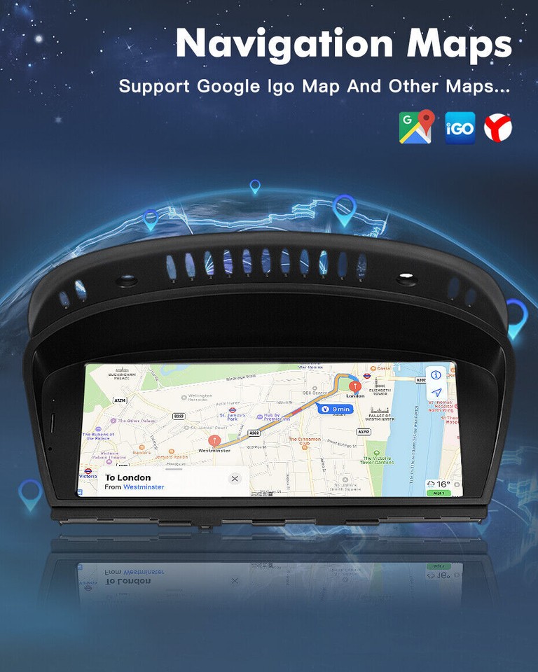 8.8" For BMW 3 5 Series E90 E60 CCC 2005-2008 Carplay Stereo Radio ...