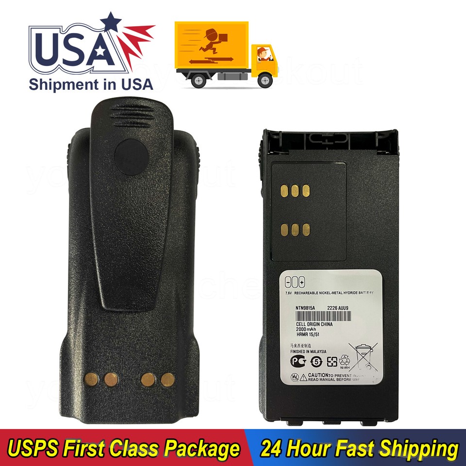 New Battery NNTN7335 For Motorola Radio XTS2500 XTS1500 PR1500 ...