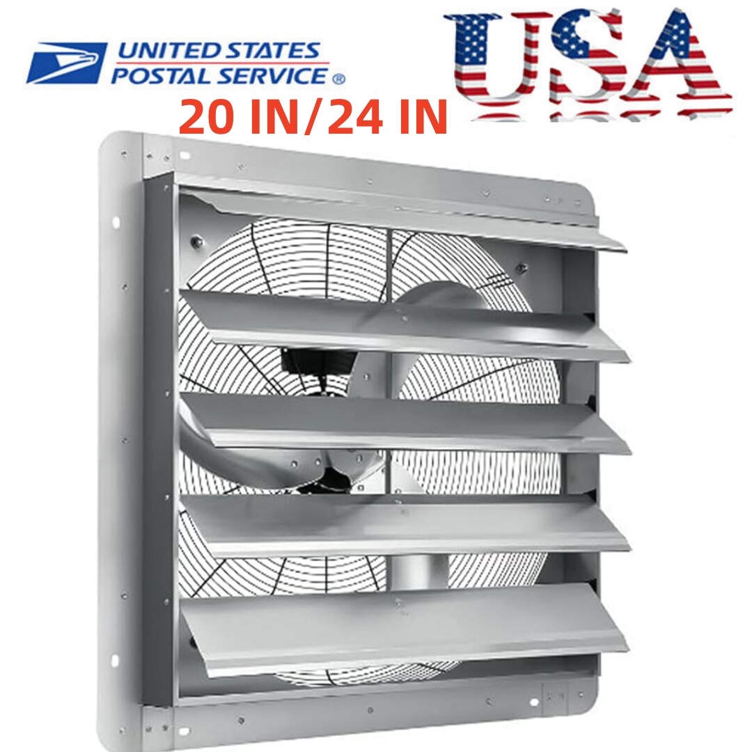 Shutter Mounted Exhaust Fan 36 In. Heavy Duty Exhaust Fan With
