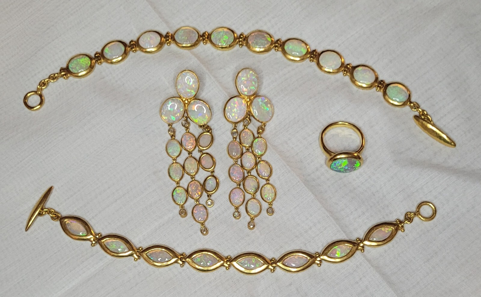 Elizabeth Taylor Solid Gold 4 Piece Jewelry Set 2011 … - Gem