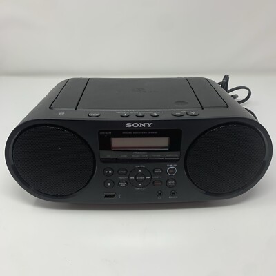 Sony ZS-RS60BT CD Boombox W/ Bluetooth, NFC, AM/FM, USB, Headphone/Line ...