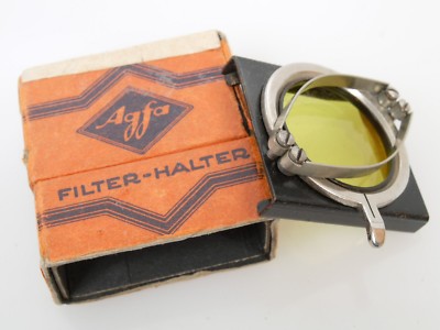 Agfa Historischer gelbfilter Aufsteck Filter A 29 - 22mm slip on yellow ...
