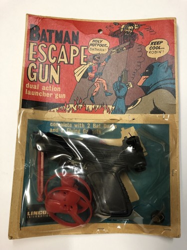Batman Escape Gun 1966- complete in packaging bubble torn-rare | eBay