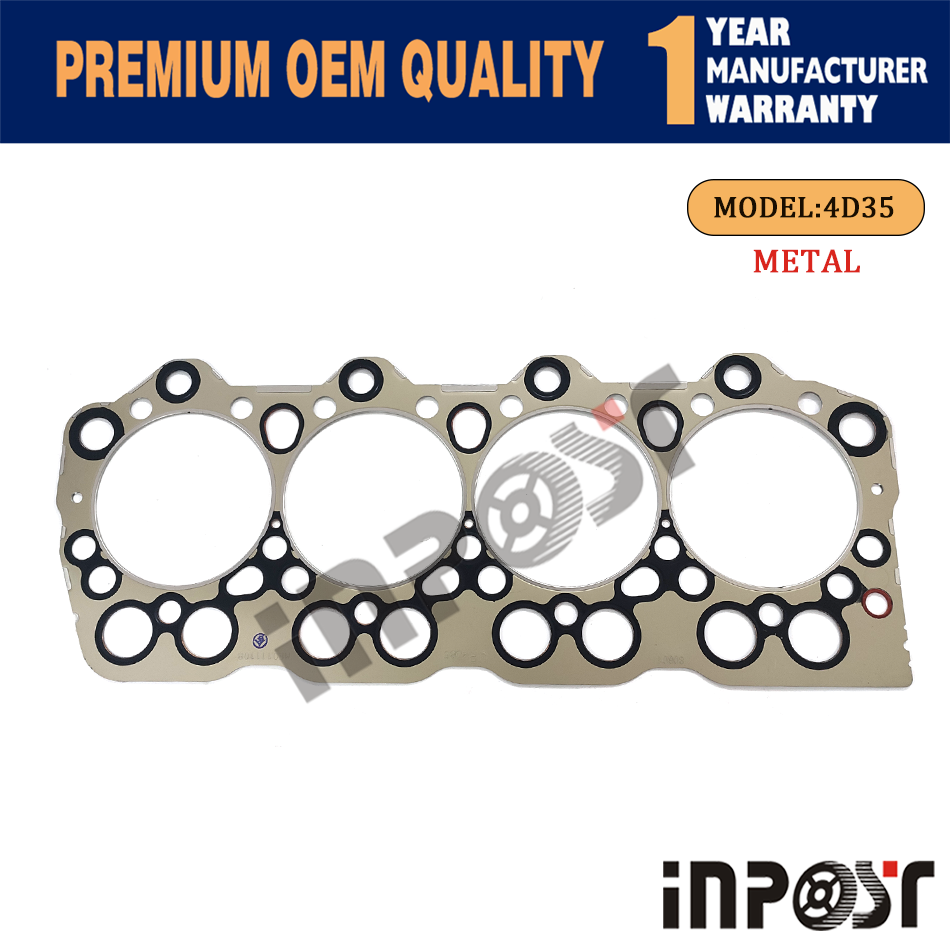4D35 4D35T Cylinder Head Gasket For Mitsubishi Trucks 4D35 Engine Metal ...
