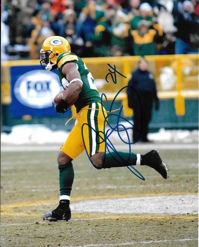 Jarrett Bush Green Bay Packers NFL Football signed 8x10 photo proof w ...