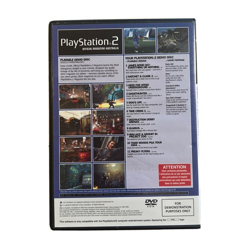 ops2m Demo Disc 40 - Official PlayStation 2 Magazine Australia - PS2 ...