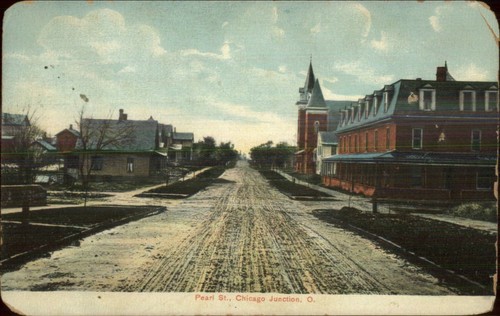 Chicago Junction OH Pearl St. 1910 Used Postcard | eBay