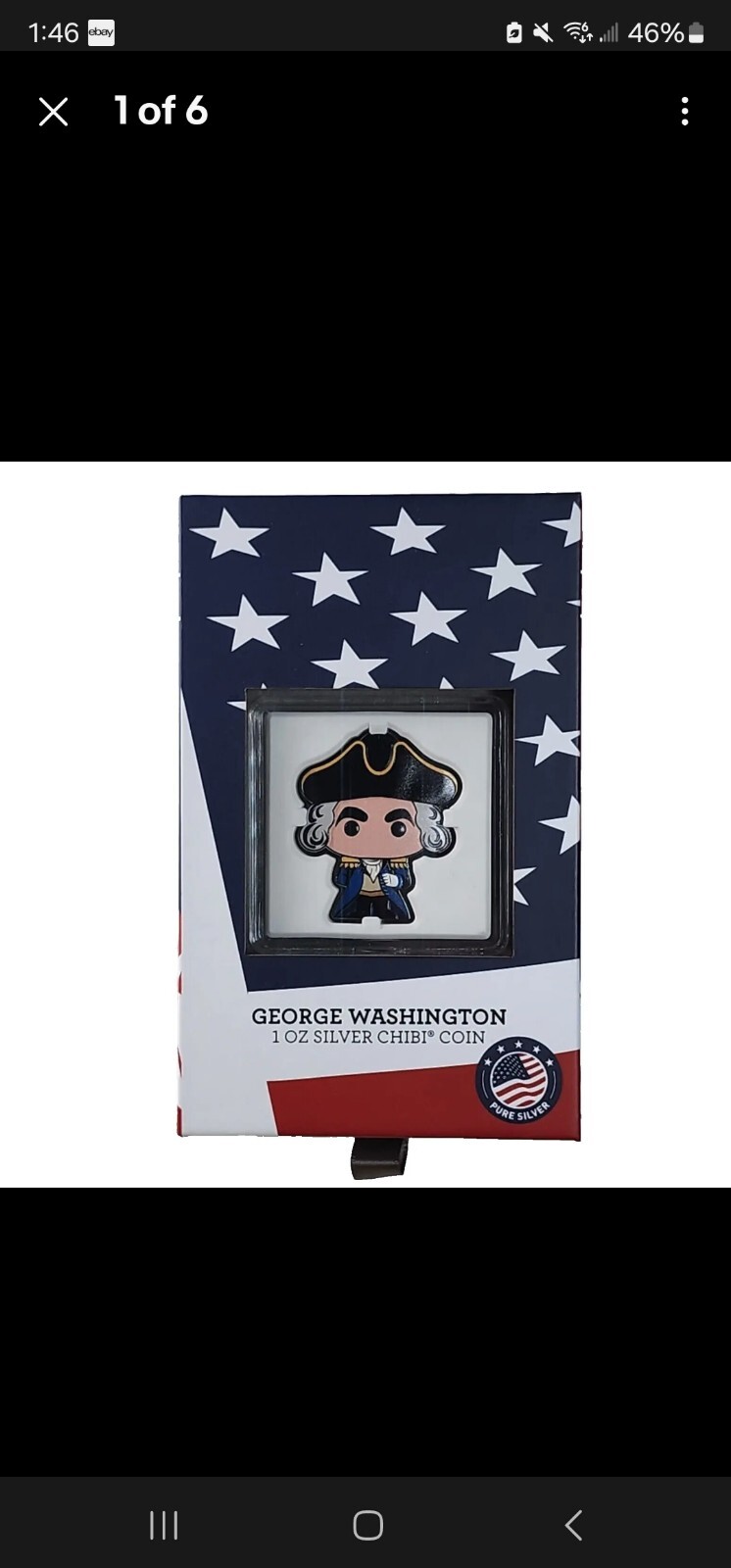 1 oz NIUE 2022 George Washington Chibi Silver Mount Rushmore | eBay