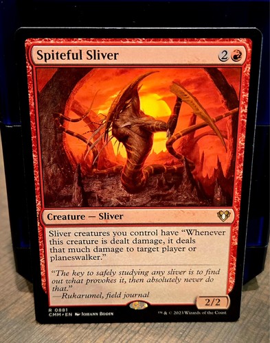 magic the gathering - Spiteful Sliver - Sliver - Rare - Red - Mountain ...