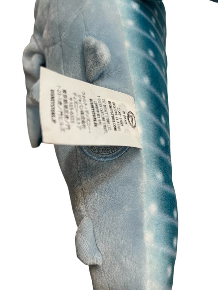 20” Disney Store Finding Dory DESTINY Whale Shark Plush Large stuffed ...