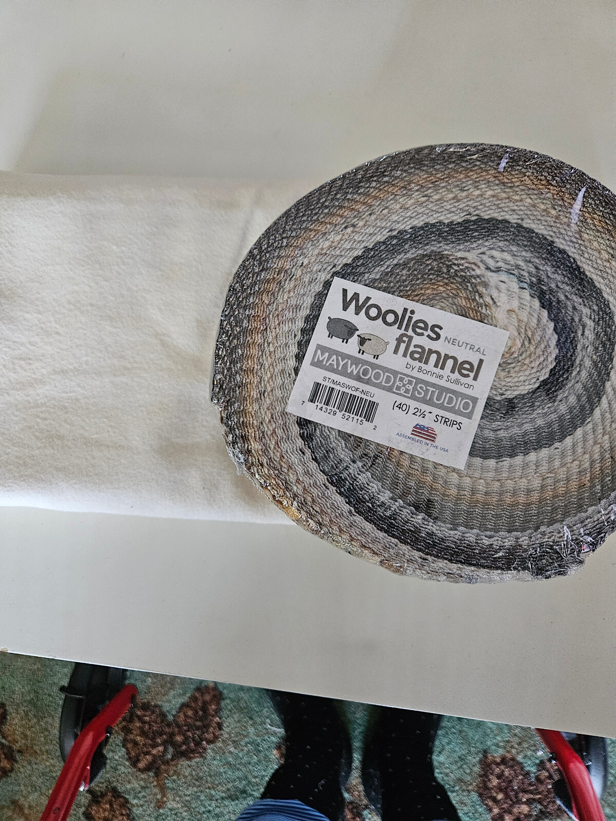 New Woolies Flannel layer cake 40 strips of 2 1/2 sewing quilt kit | eBay