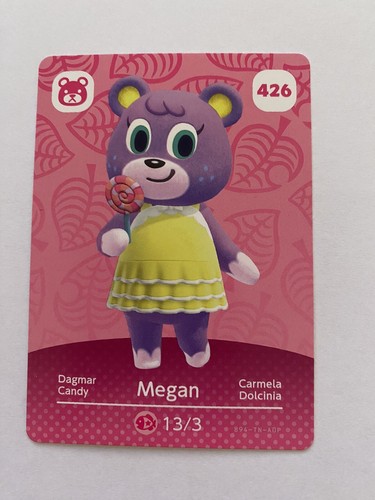 Megan Animal Crossing Amiibo Card #426 Authentic ACNH | eBay